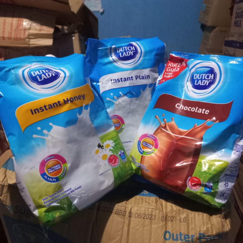 Jual Dutchlady / Dutch lady madu, biasa, coklat 900 gram Malaysia ...