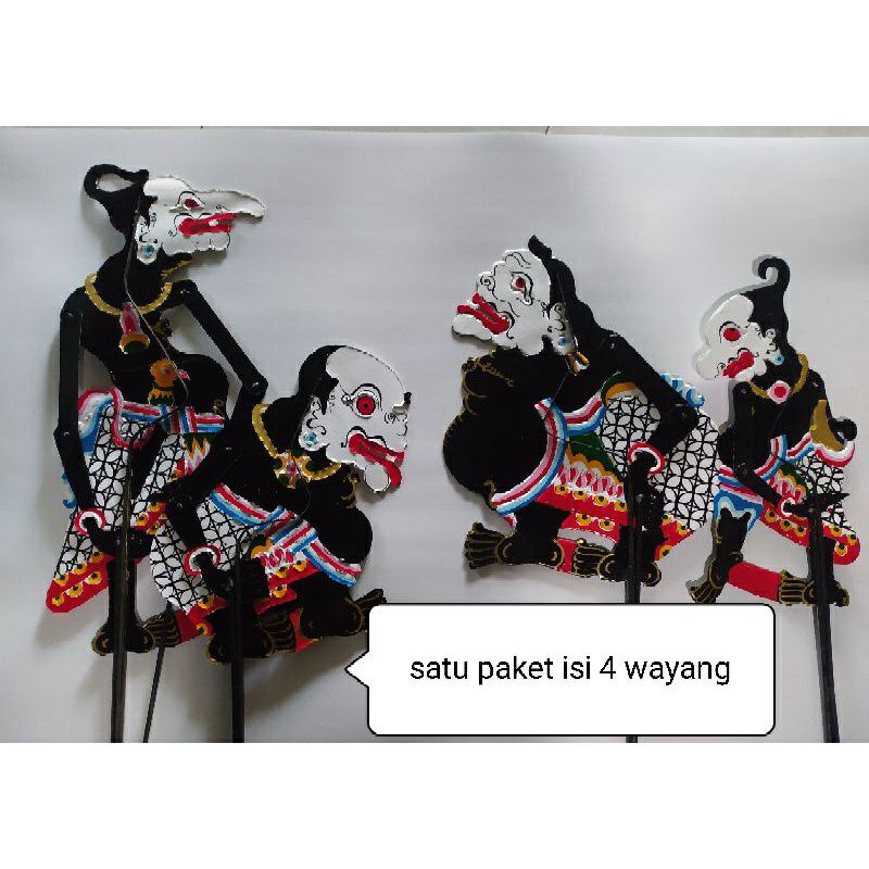 Jual WAYANG PUNOKAWAN SEMAR GARENG PETRUK BAGONG BAHAN KERTAS DUPLEK ...
