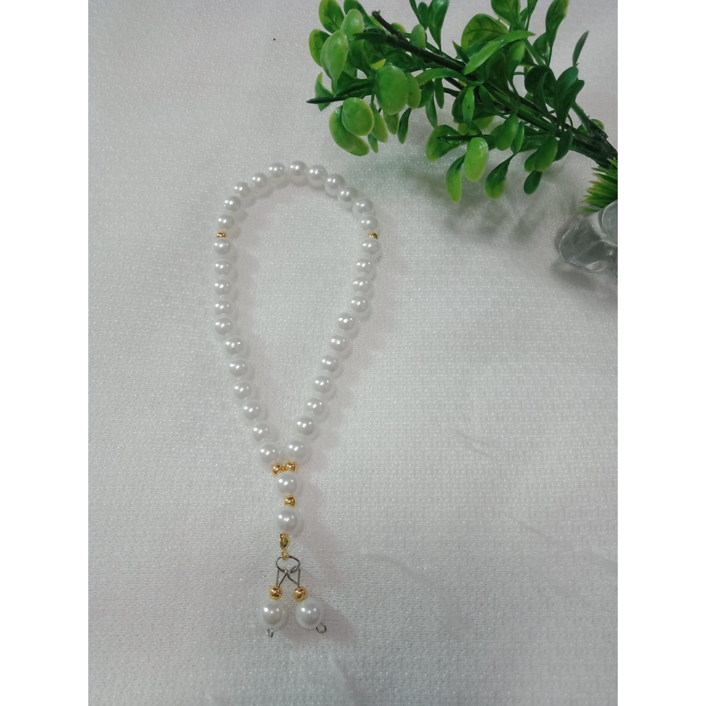 Jual SOUVENIR TASBIH MUTIARA SINSTESIS RINGAN FATIMAH /40 HARIAN/100 ...