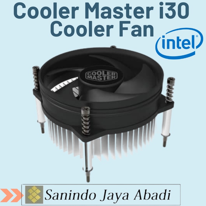 Jual COOLER MASTER i30 FAN LGA 1155 LGA 1150 INTEL FAN PROCESSOR LGA ...