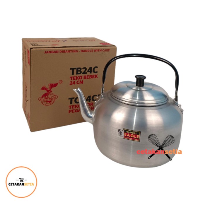 Jual Teko Ceret Aluminium 18 22 24 26 CM Cor Eagle / Ketel Air Minum | Shopee Indonesia
