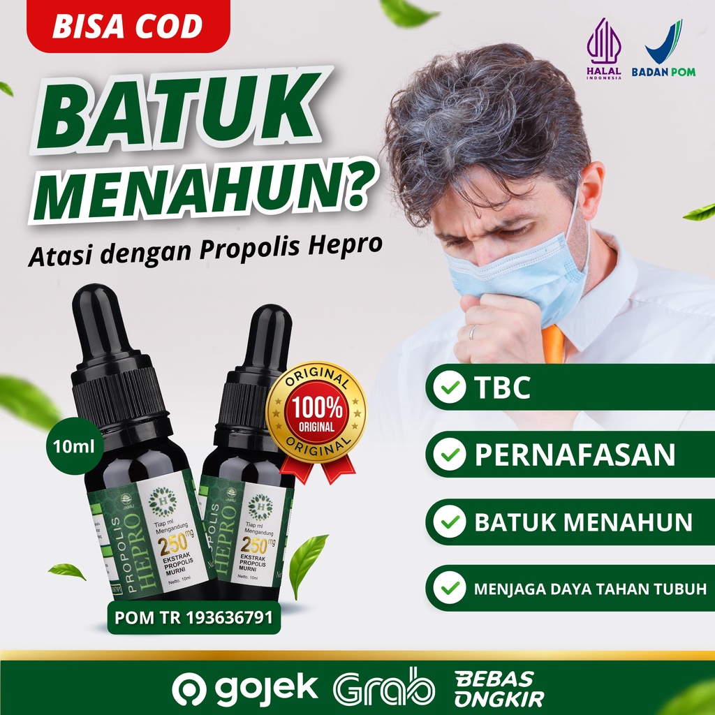 Jual Propolis Hepro Quality Original | Bantu Sakit Asma TBC Batuk ...