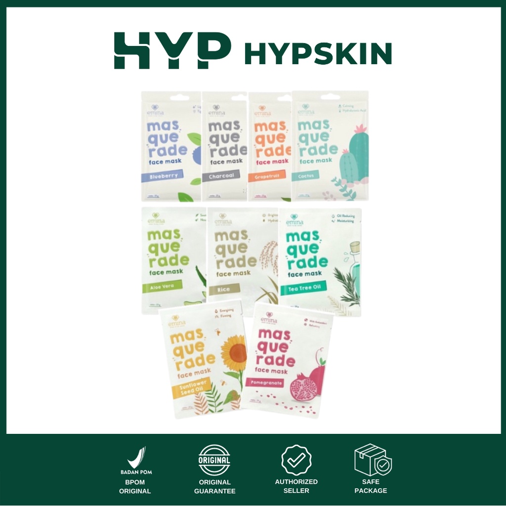 Jual Emina Masquerade Face Mask 23gr - Masker Wajah (Sheet Mask ...