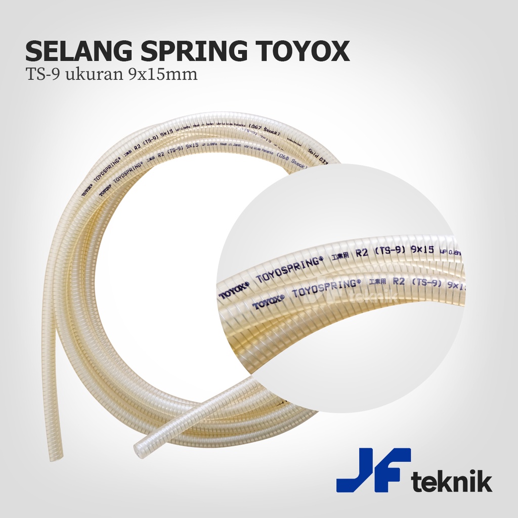 Jual Selang Spring / Kawat Toyox 3/8inch (9x15) jual eceran per meter ...