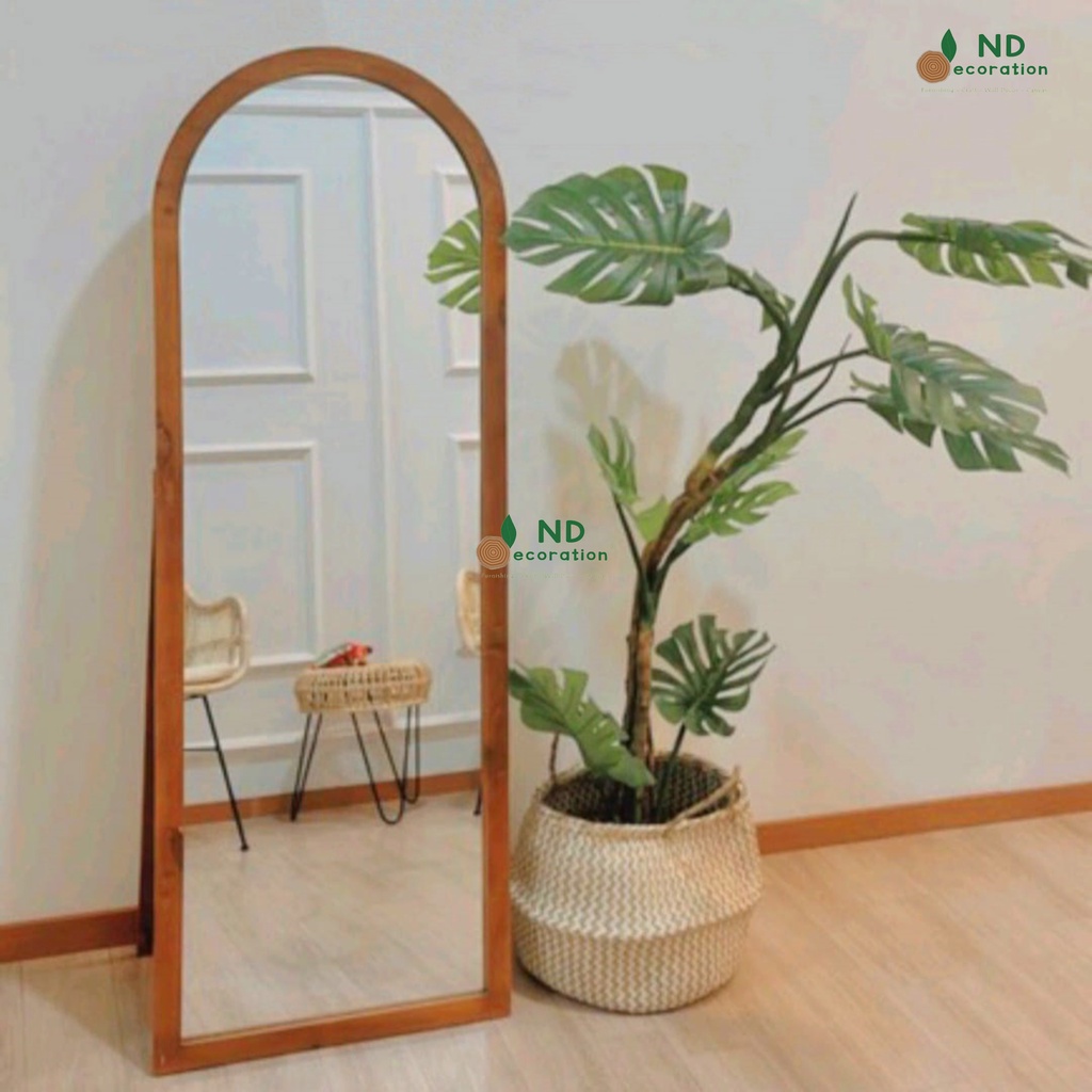 Jual Arch Standing Mirror Cermin Berdiri Kayu Jati Belanda Aesthetic ...