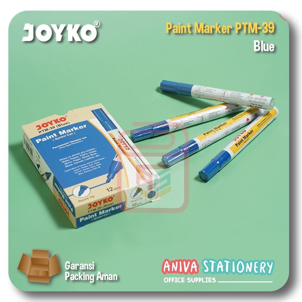 Jual Joyko Paint Marker Spidol Cat Permanen PTM 37-44 | Shopee Indonesia
