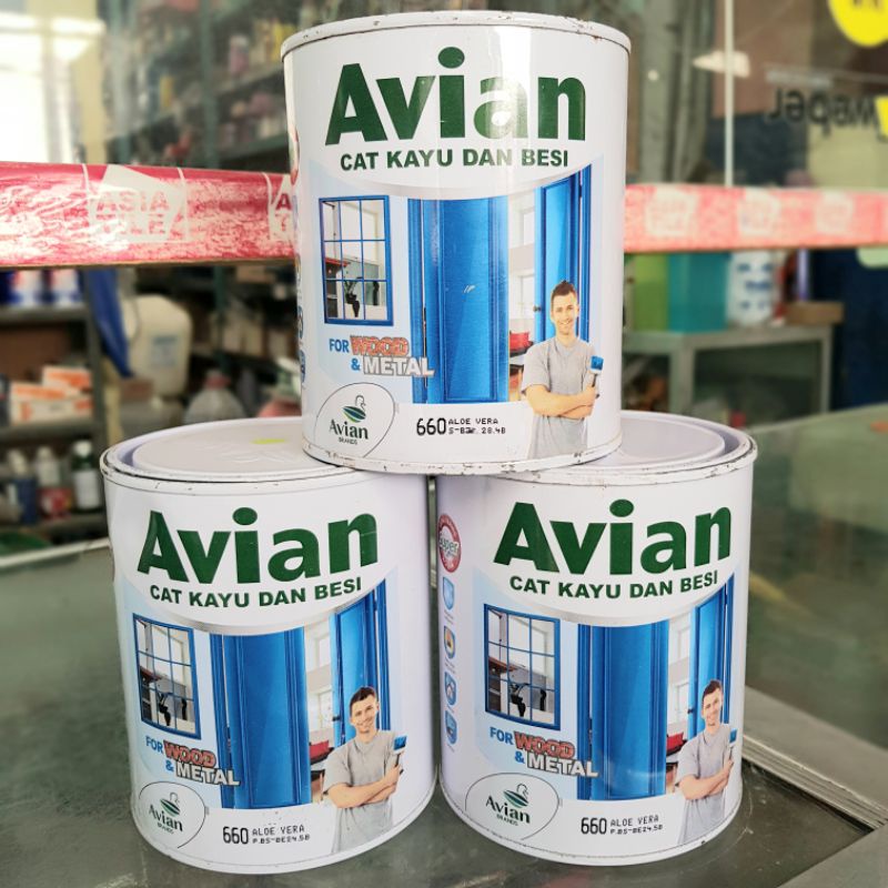 Jual CAT KAYU CAT BESI AVIAN 1kg | Shopee Indonesia
