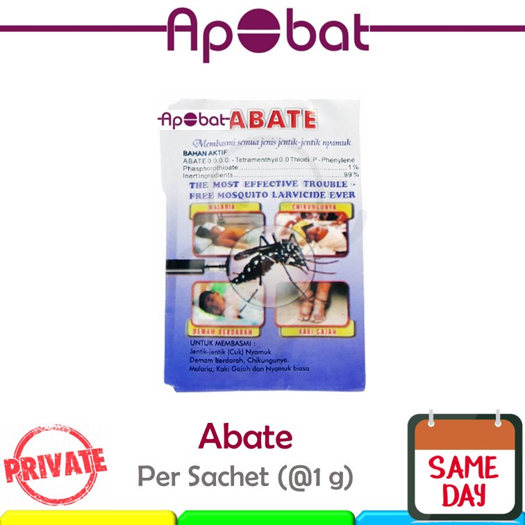 Jual - ApObat - Abate Anti Jentik Nyamuk Obat Larvasida Obat Kamar ...
