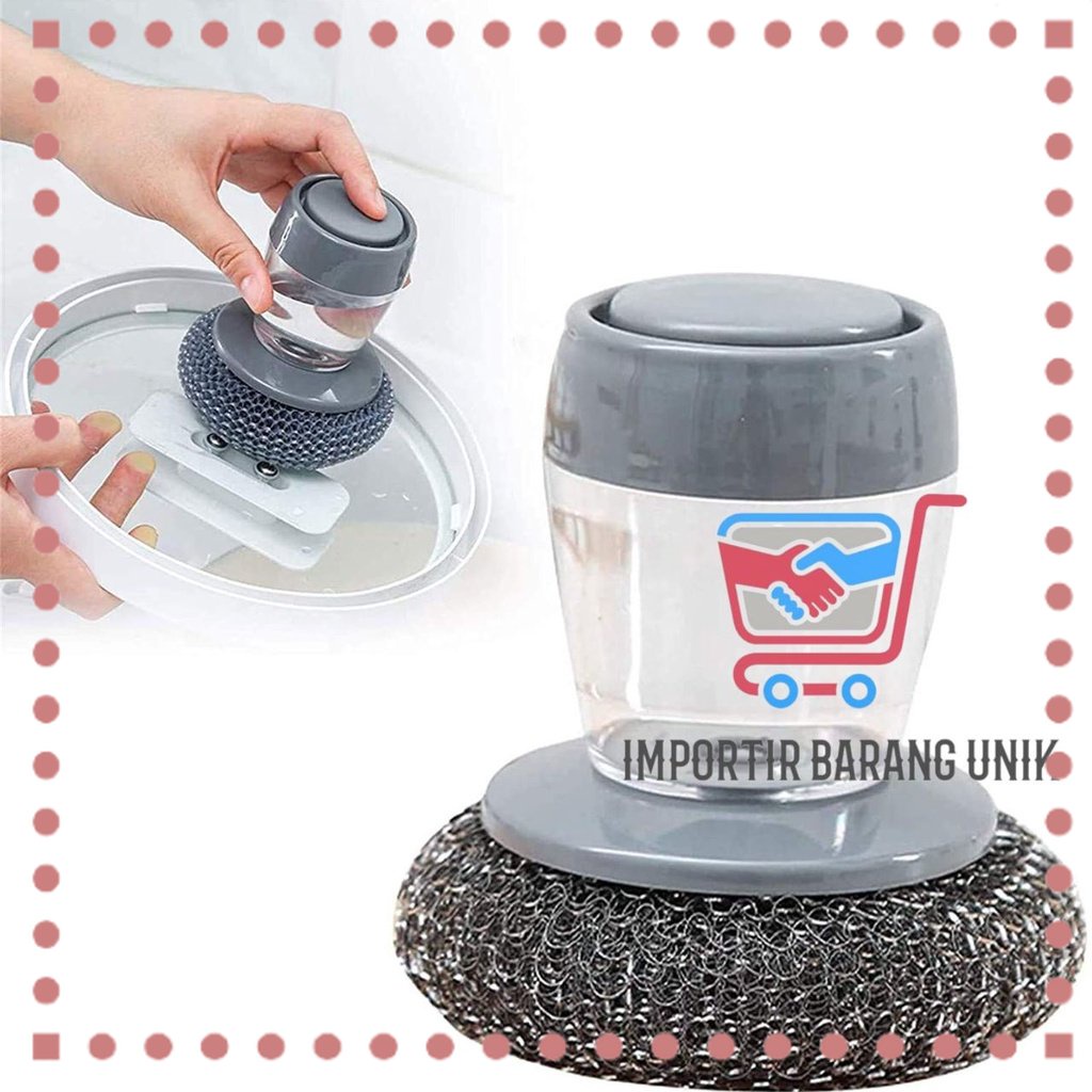 Jual IMB -E311- Sikat Kawat -Spons Serabut Alumunium - Dispenser Tabung ...
