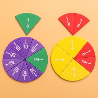 Jual Alat peraga matematika pecahan learning fractions math montessori ...