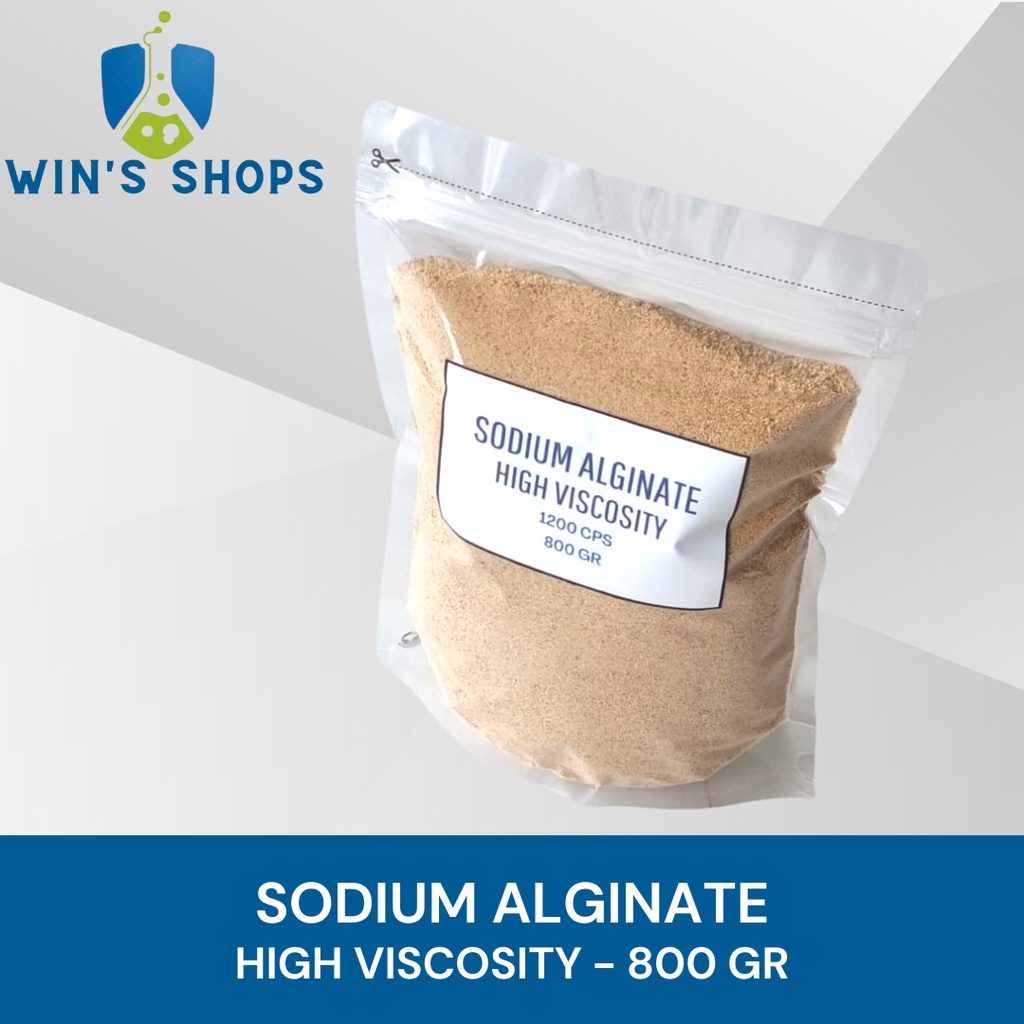 Jual Sodium Alginate High Viscosity/Natrium Alginat Viskositas Tinggi ...