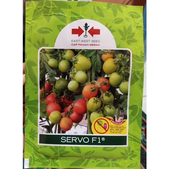 Jual Benih Tomat Hibrida SERVO F1 1750 Butir Produksi CAP PANAH MERAH ...