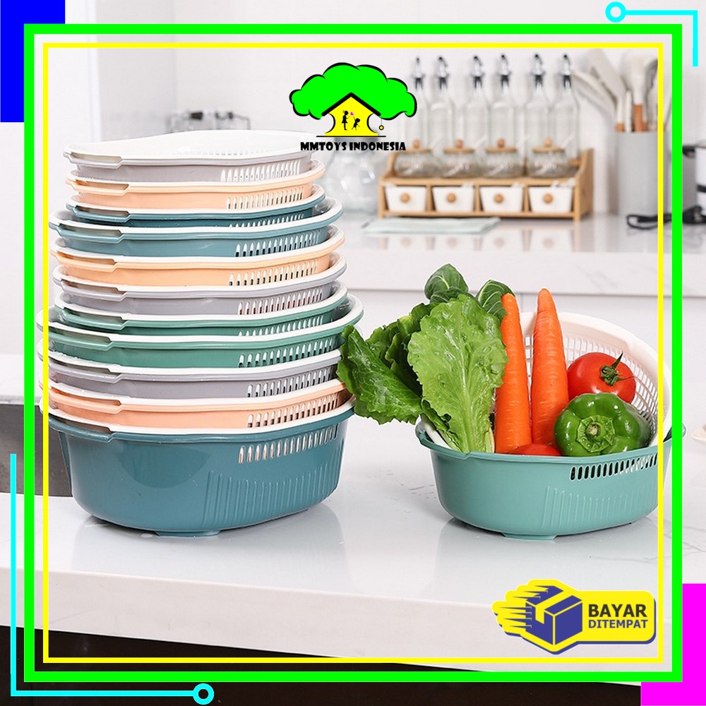Jual MI-C243 C244 Keranjang Pengering Sayuran Buah / Tempat Sayur ...