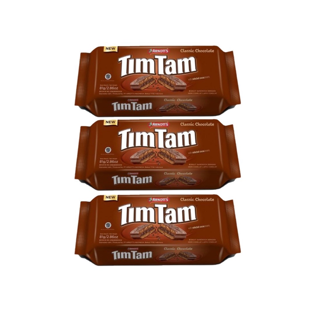 Jual Tim Tam Choco Biskuit Chocolate 3 x 81 gr | Shopee Indonesia