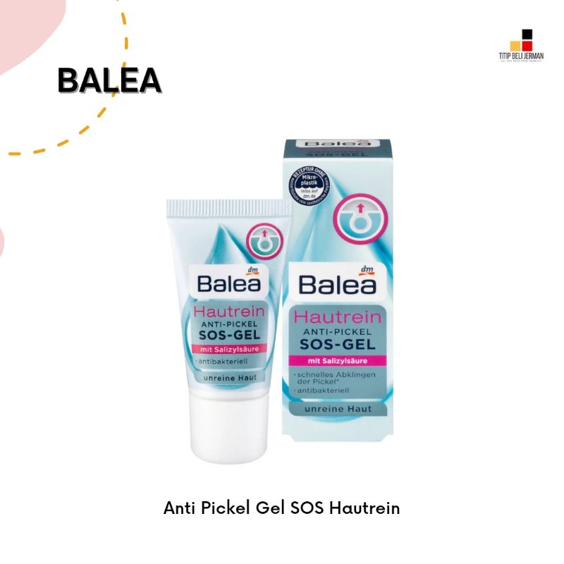 Jual Balea Anti Pickel Gel SOS Hautrein | Anti Acne SOS Gel | Shopee ...