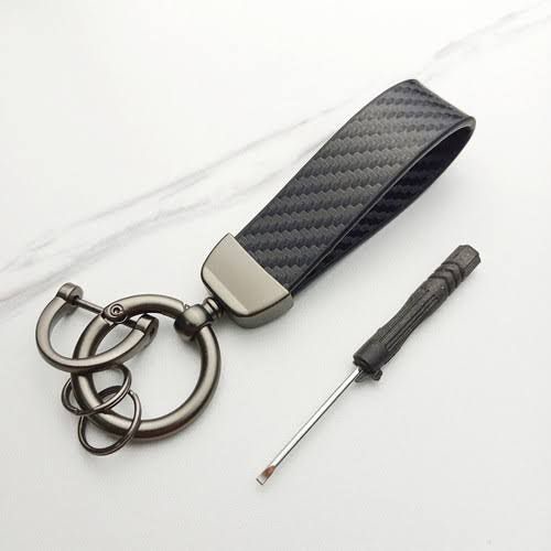 Jual Premium Leather Key Chain Gantungan Kunci Keyring Keystrap ...