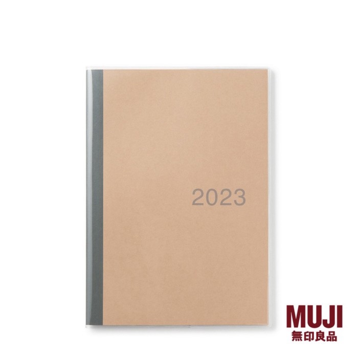 jual-muji-kraft-2023-planner-monthly-starts-dec-2022-agenda-diary
