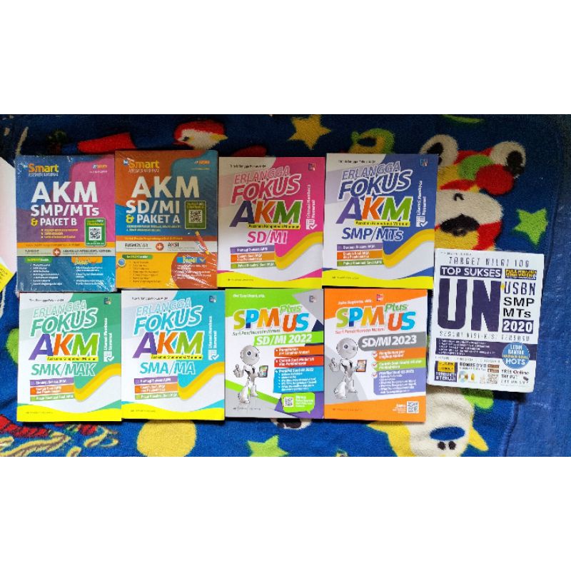 Jual ORIGINAL BUKU AKM SMP/MTS & PAKET B AKM SD/MI PAKET A ERLANGGA ...