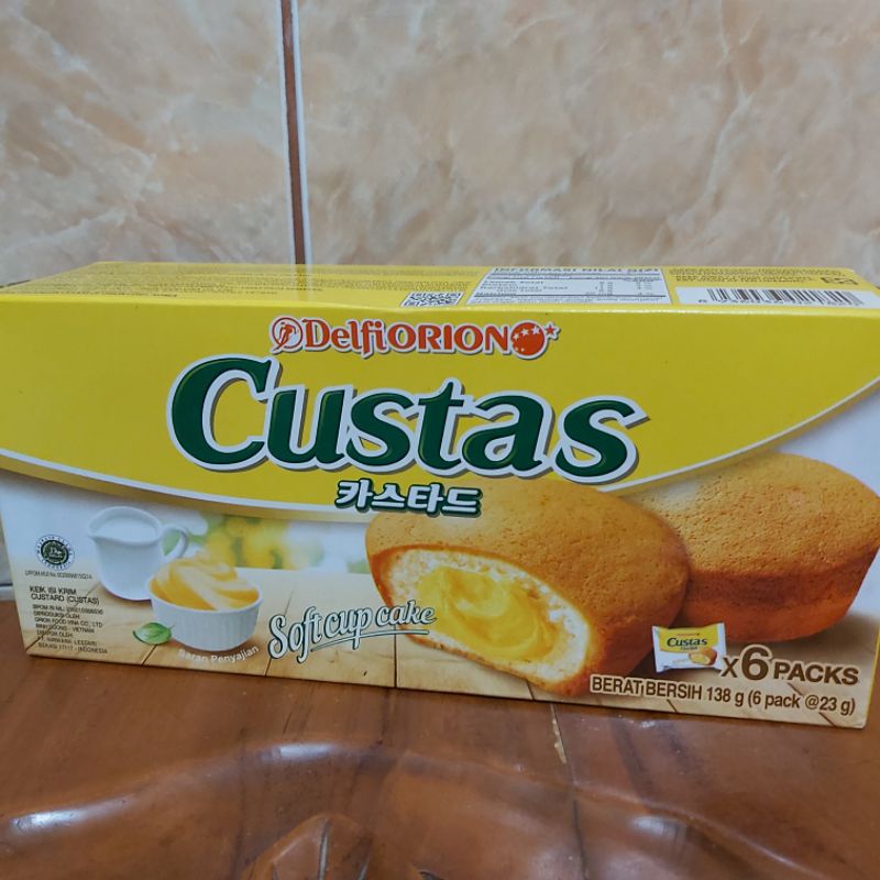 Jual Delfi Orion Custas Soft Cupcake Isi 6pcs(138gr) | Shopee Indonesia