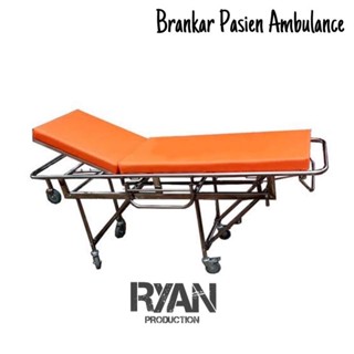 Jual Brankar Dorong Pasien Ambulance / Stretcher Tandu Dorong Ambulance ...