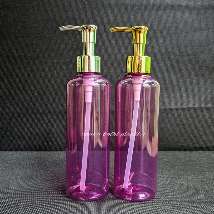Jual Botol Pump 250ml Pink Pump Luxury Gold Silver Hand Soap / Botol ...