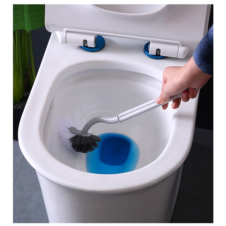 Jual Sikat Wc Brush Toilet Bulat Lengkung Alat Pembersih Kamar Mandi ...