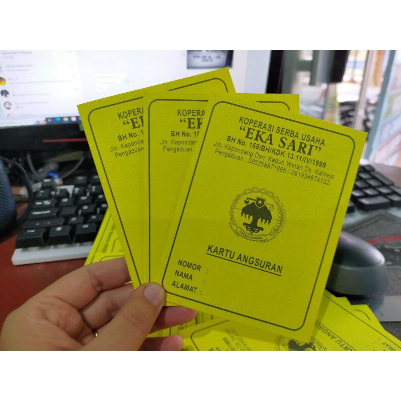 Jual Kartu Iuran /SPP / iuran RT / iuran sampah/ iuran air/ kartu infaq ... Jual Kartu Iuran /SPP / iuran RT / iuran sampah/ iuran air/ kartu infaq ...