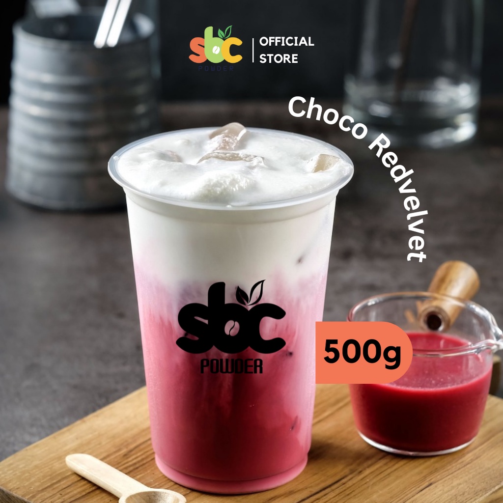 Jual Bubuk Minuman SBC Choco Red Velvet 500g - Powder Minuman Kue ...