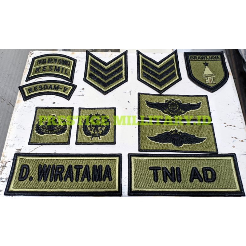 Jual ATRIBUT PDL TNI AD TERBARU 2022 ATRIBUT TERBARU KASAD 2022 ATRIBUT TNI FULL BENANG | Shopee ...