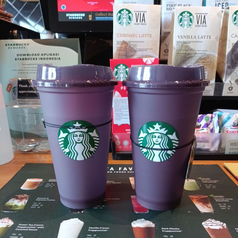 Jual Botol minum tumbler reusable Starbucks Hot Cup | Shopee Indonesia
