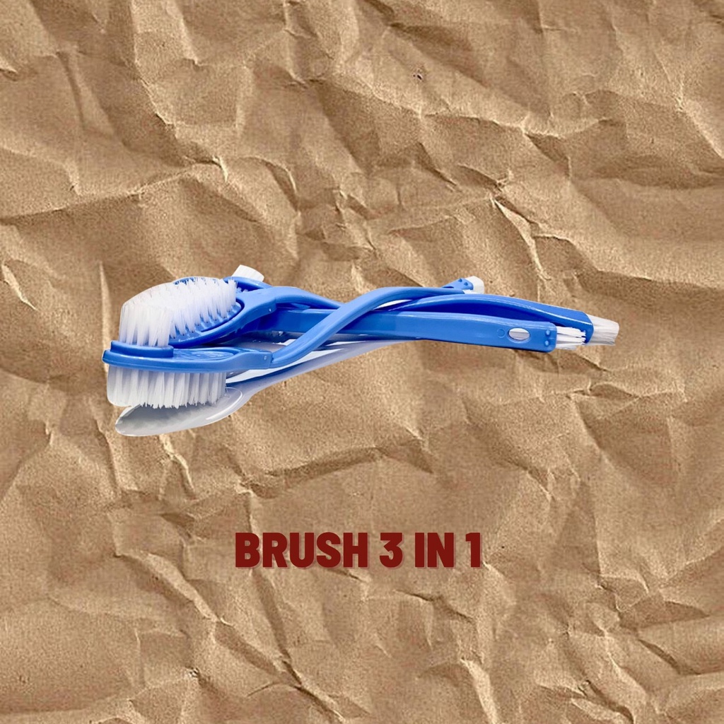Jual Sikat 3 In 1 | Sikat Insole Sepatu | Insole Brush | Sikat ...