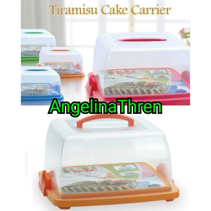 Jual Tiramisu Cake Keeper - Tempat Kue tiramisu Persegi - Wadah Kue ...