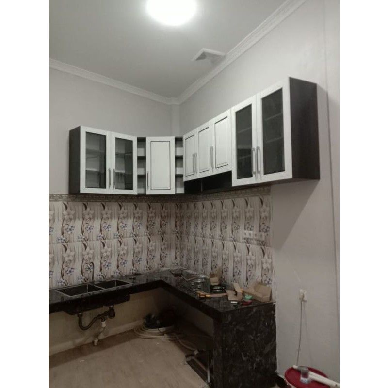 Jual rak Dapur 8 Pintu Lemari Dapur Kitchenset Murah | Shopee Indonesia