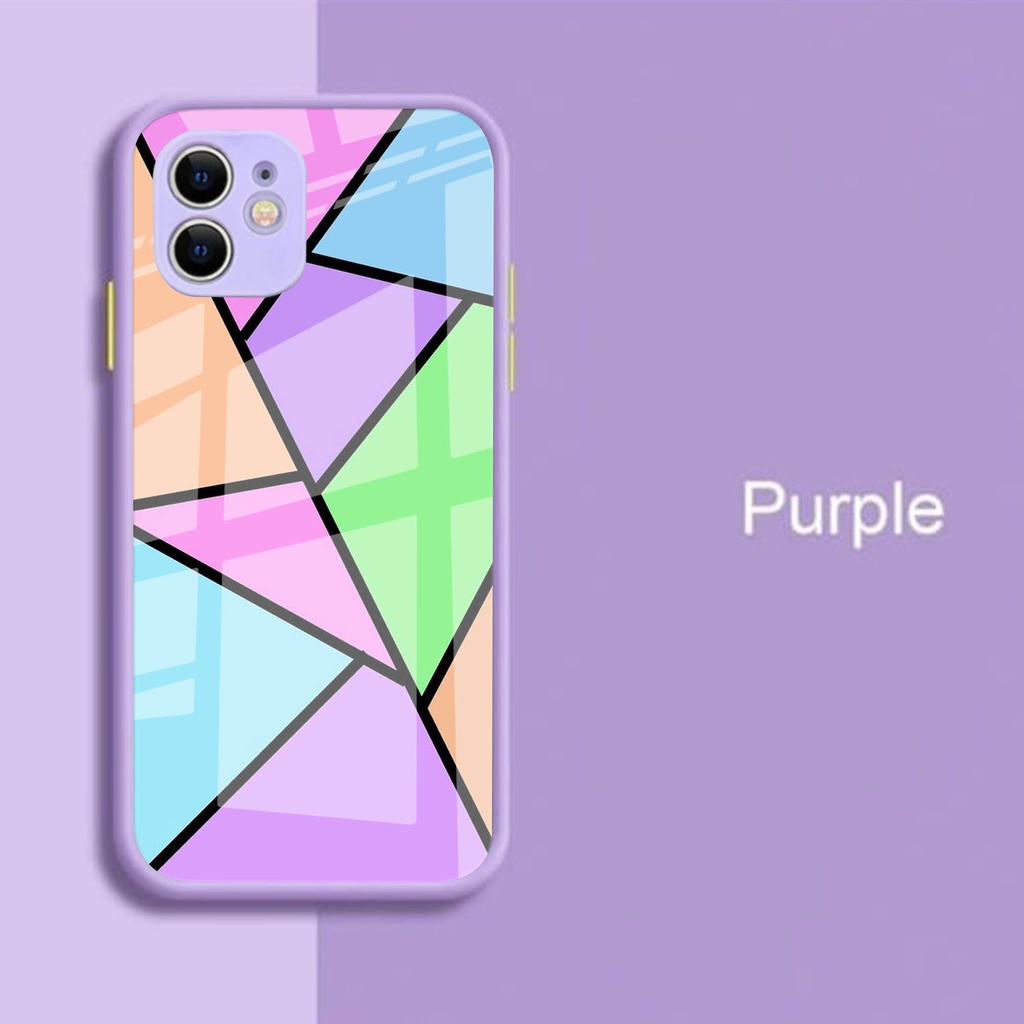 Jual [G25] Softcase Kaca Lilac SAMSUNG A04S A32 4G A32 5G A52 A12 A22 4G A33 5G A02 A02S A03S ...