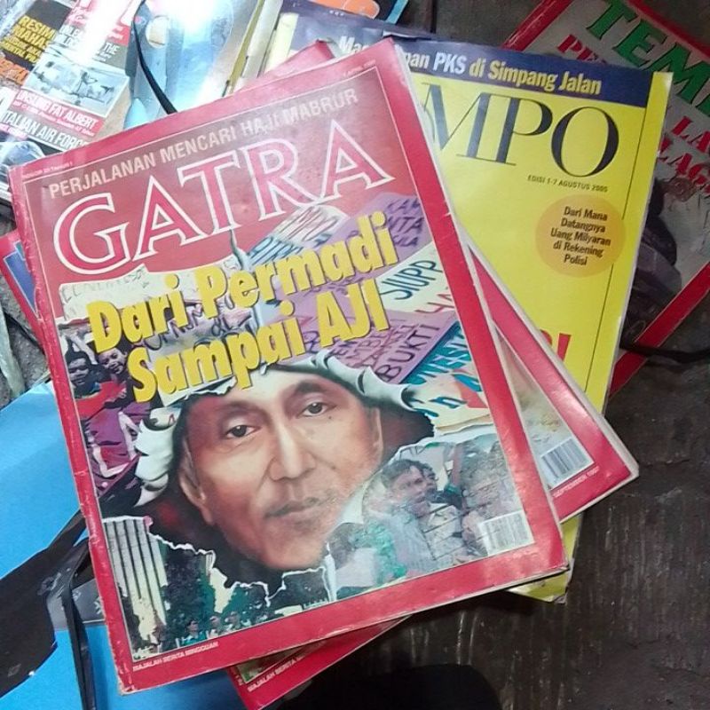 Jual MAJALAH GATRA TEMPO BEKAS ORIGINAL | Shopee Indonesia