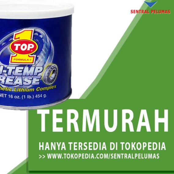 Jual TOP1 TOP 1 TOP ONE HI-TEMP GREASE SYNTHETIC LITHIUM COMPLEX (454GR ...