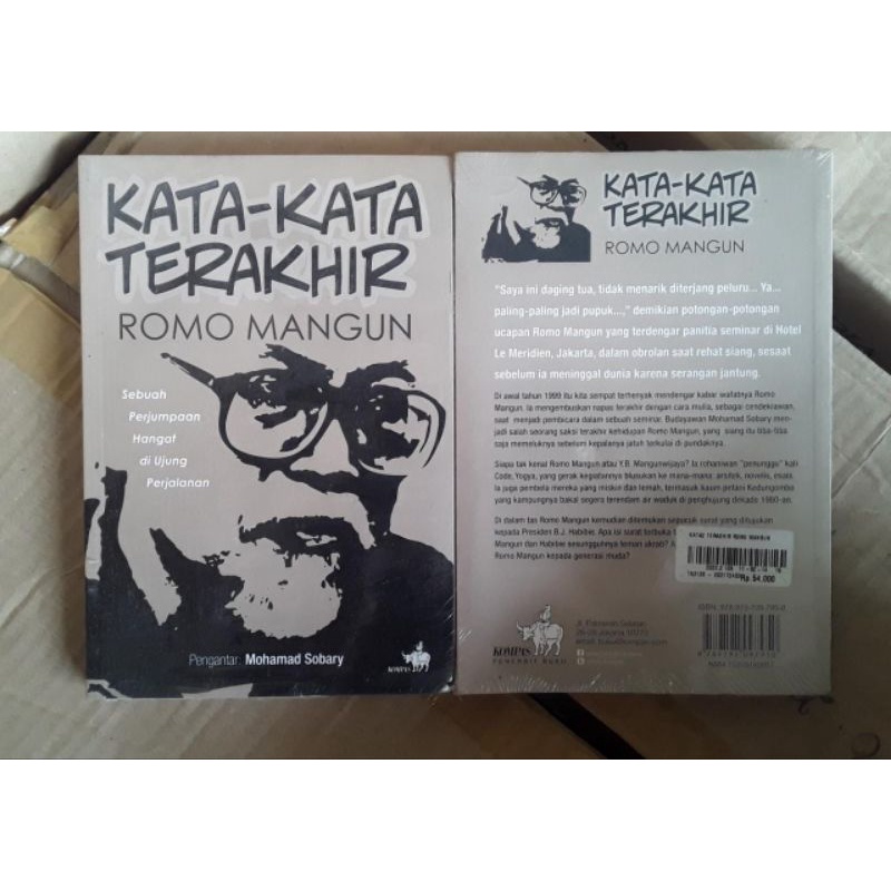 Jual KATA-KATA TERAKHIR ROMO MANGUN | Shopee Indonesia