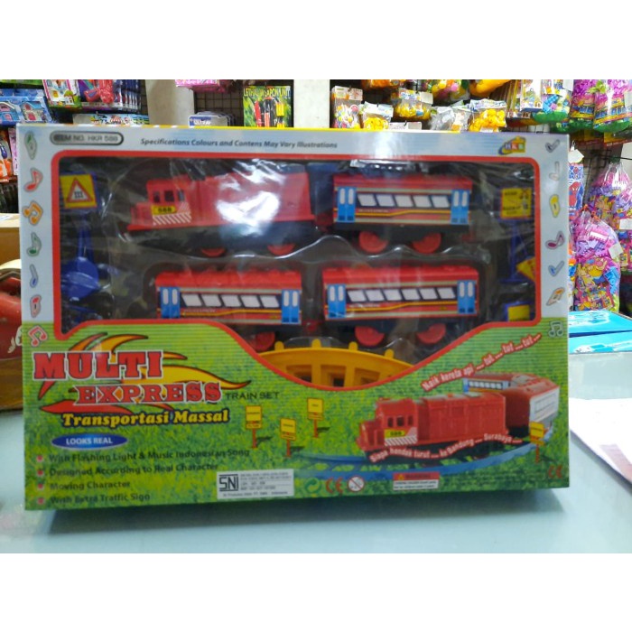 Jual Kereta Track Mainan Kereta Multi Express Transportasi Massal