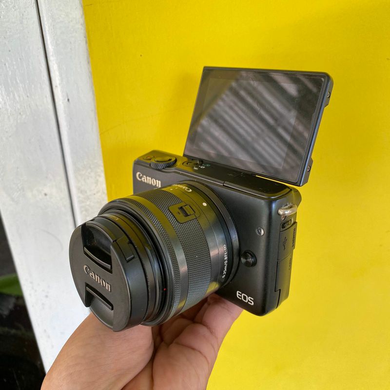 Jual Mirrorless Canon M10 KIT 15-45mm Black Mulus Murah [Wifi] | Shopee ...