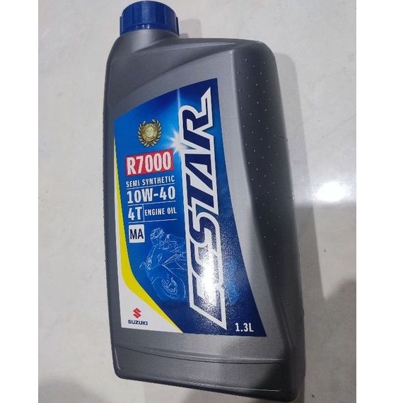 Jual OLI MESIN MOTOR SUZUKI SGO ECSTAR R7000 4T 10W-40 1.3L 1300ML ...