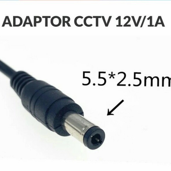 Jual Adaptor CCTV 12V / 1A ADAPTER STB CCTV ROUTER MODEM 12V 1A POWER ...