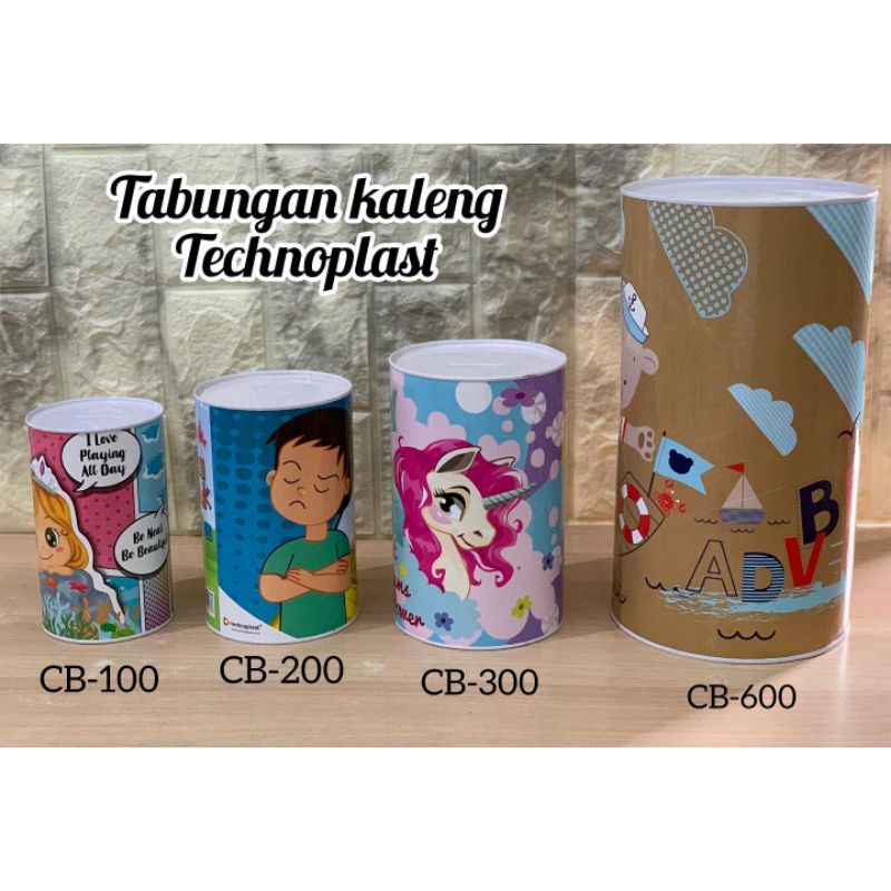 Jual TECHNOPLAST - TABUNGAN KALENG | TABUNGAN PLASTIK | Shopee Indonesia