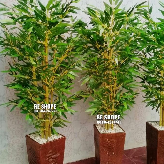 Jual Pohon Bambu Plastik Bunga Hias 120 cm | Shopee Indonesia