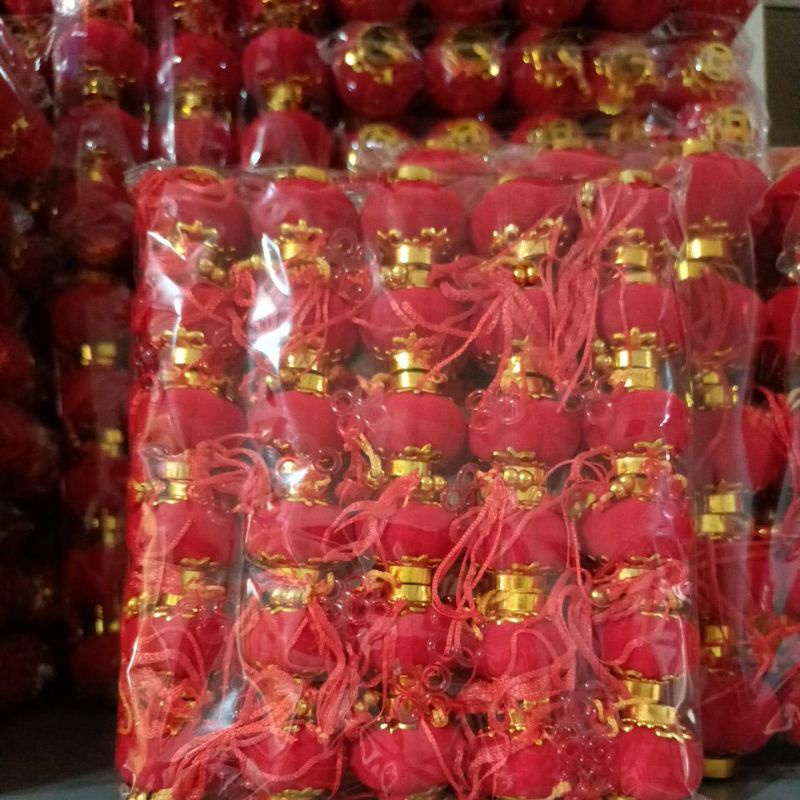 Jual lampion kecil / hiasan lampion mini / lampion imlek / hiasan pohon ...