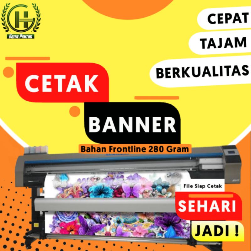 Jual CETAK BANNER , BALIHO 280 GRAM SEHARI JADI ! | Shopee Indonesia