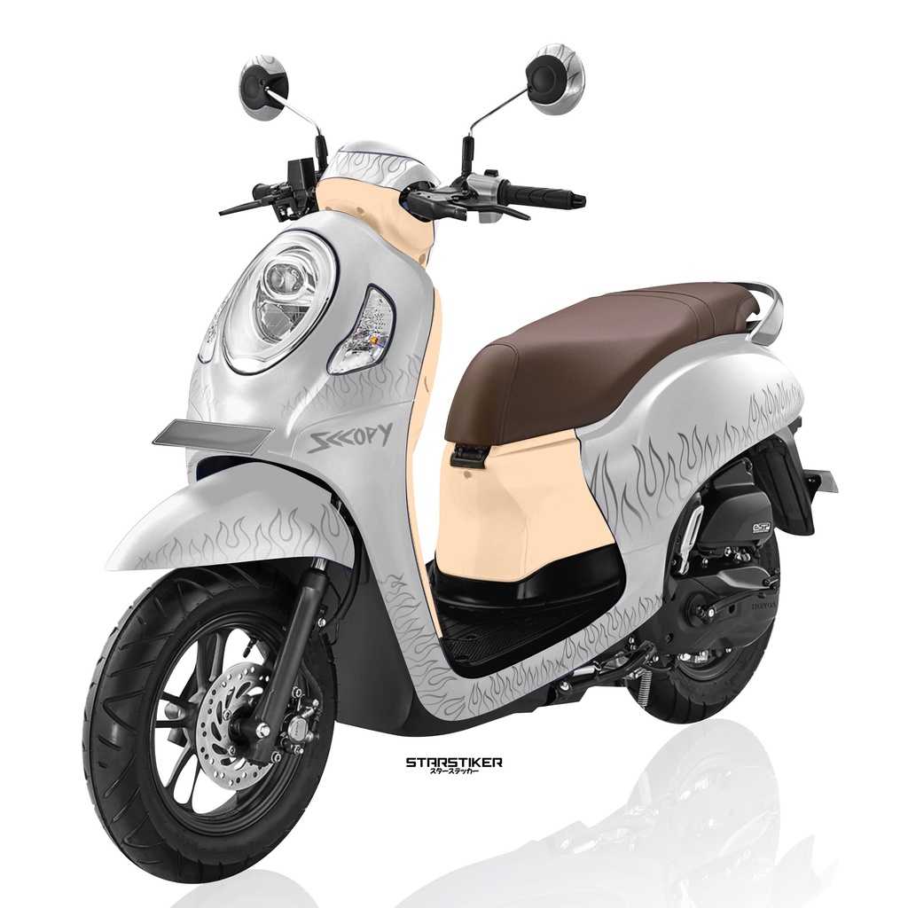 Jual SJ1 DECAL SCOOPY PRESTIGE NEW FULLBODY FULL BODY / FLAME / API / X ...