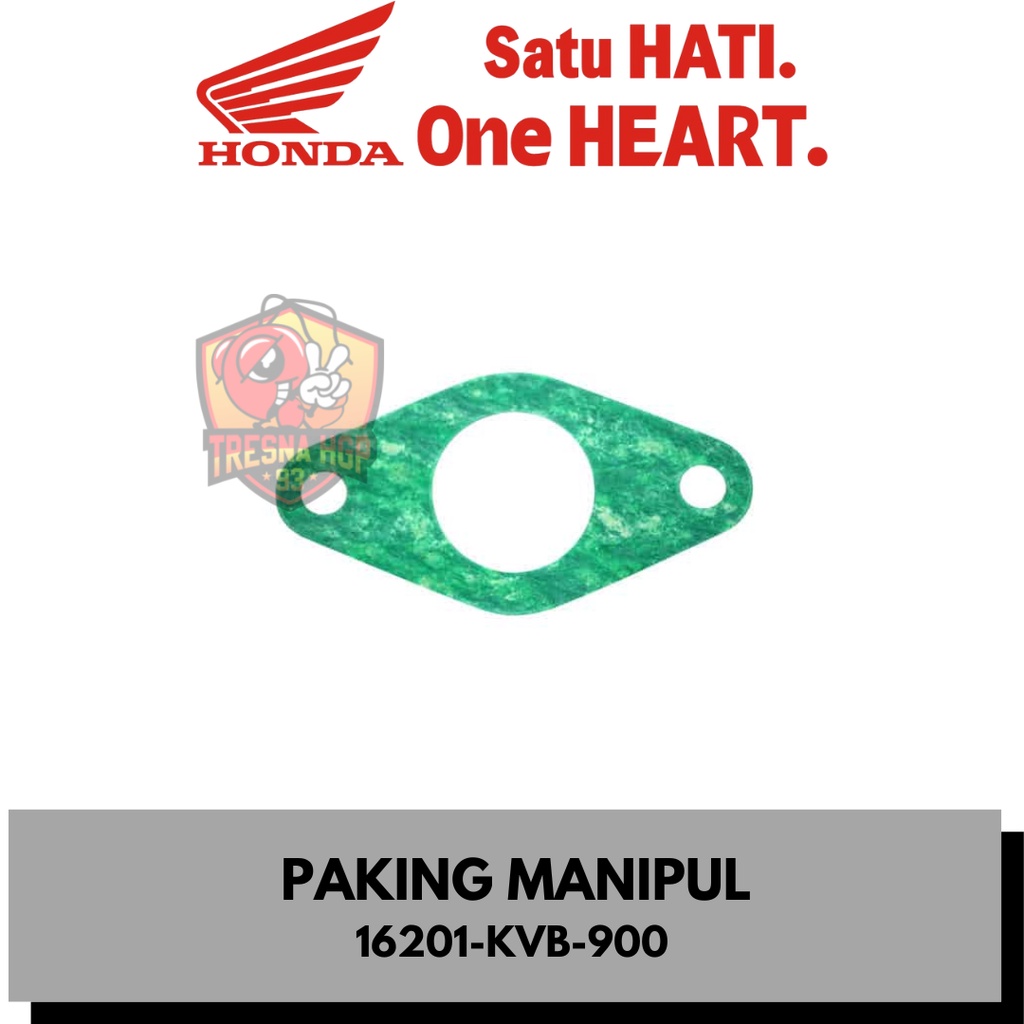 Jual 16201-KVB-900 PAKING MANIPUL VARIO 110 KARBURATOR ORIGINAL | GASKET CARB INSULATOR | Shopee ...
