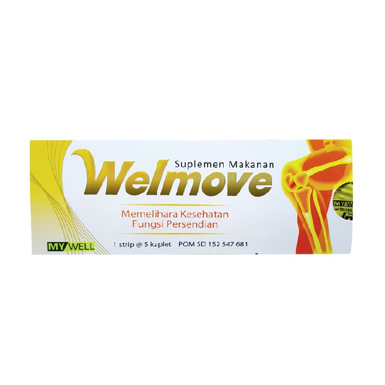 Jual Welmove Strip 5 Kaplet Wellmove 5 Tablet Glukosamin Kondroitin ...