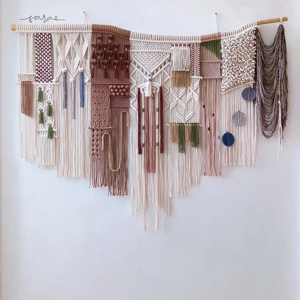 Jual Macrame tapestry / makrame hiasan dinding | Shopee Indonesia