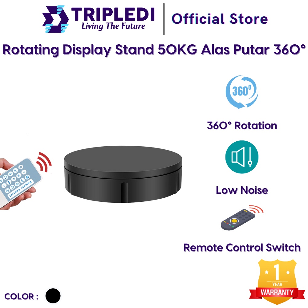 Jual TRIPLEDI Rotating Display Stand For Fotografi Video Product Online ...